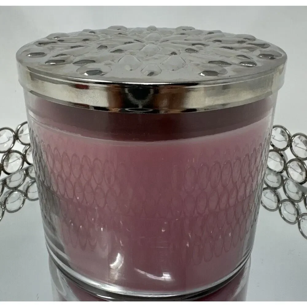 Bath & Body Works | Accents | New Blush Poinsettia 3 Wick Sented Candle ...